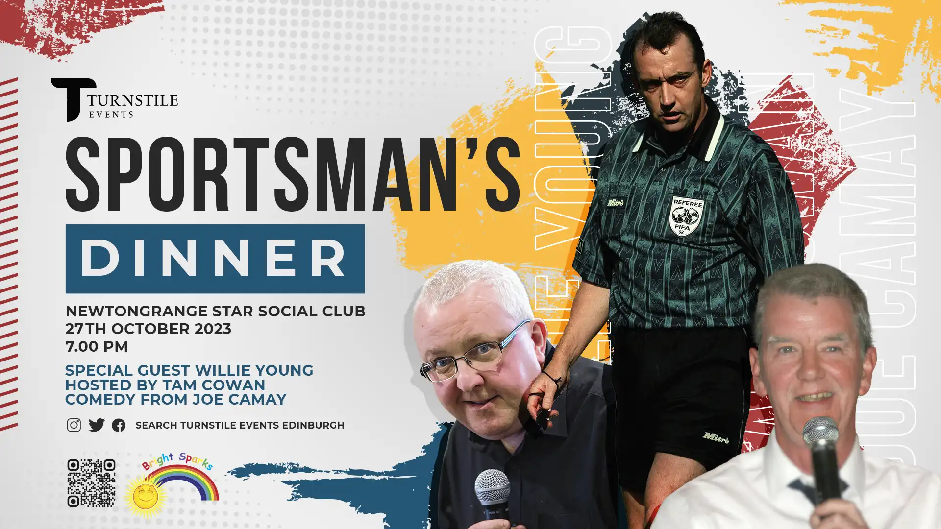 Sportsman's Dinner — 27 Oct 23 — Newtongrange - Turnstile Events